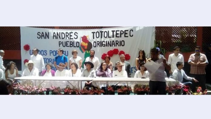 Resiste Concejo de Gobierno de San Andrés Totoltepec, Tlalpan, ante ...